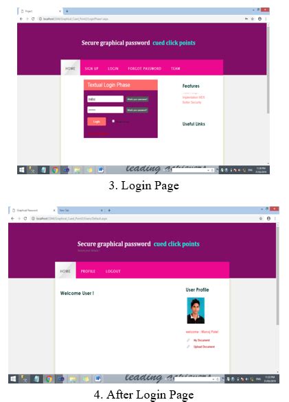 Implementation Of Graphical Password Authentication Technique For