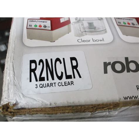 ROBOT COUPE R2NCLR 3 QUART R2 FOOD PROCESSOR Vision Equipment
