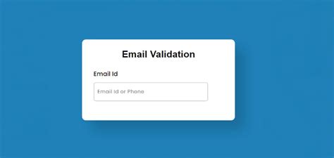 How To Make Simple Email Validation In Javascript