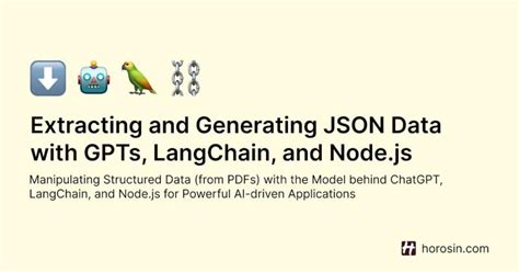 Langchain On Linkedin Extracting And Generating Json Data With Gpts