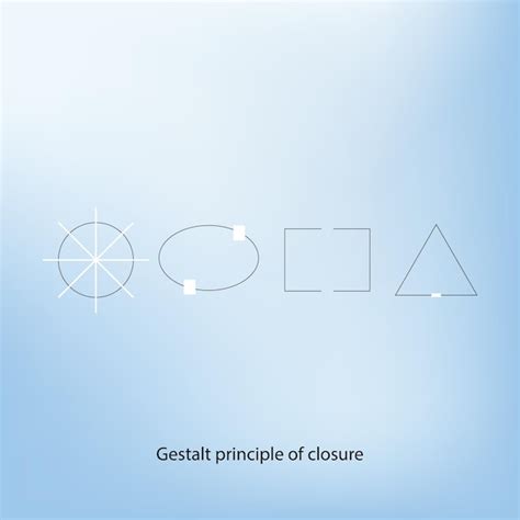 Premium Vector Gestalt Principle Of Connection