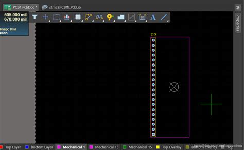 altium designer绘制stm32最小系统的pcb图 altium designer去除过孔阻焊 csdn博客
