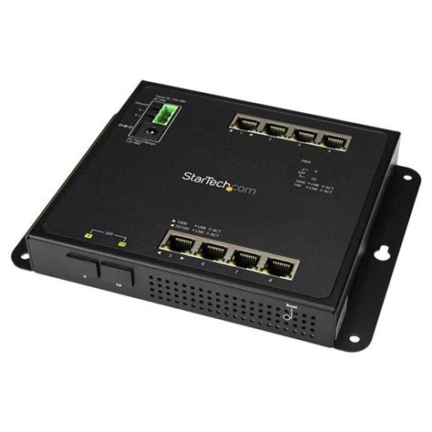 Startech 8 Port Gigabit Ethernet Switch With 2 Open Sfp Slots Ies101g2sfpw Au