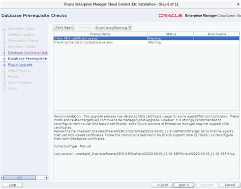 Oracle Tips And Techs Oracle Enterprise Manager 134 To 135 Upgrade