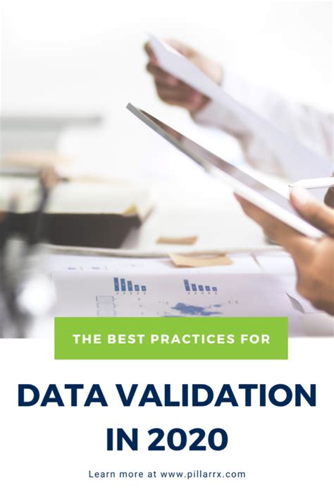 Data Validation Best Practice Guidance Pillar RX Consulting