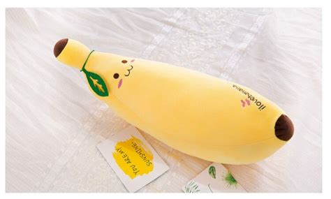 Simulated Fruit Plush Doll 50cm 65cm And 85cm Banana Cushion And Pillow