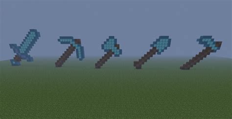 Diamond Tool Set Minecraft Project