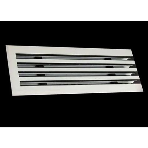 Powder Coated Aluminium Rectangular Slot Diffuser Shape Rectangle At ₹ 175 Sq Ft In Mumbai