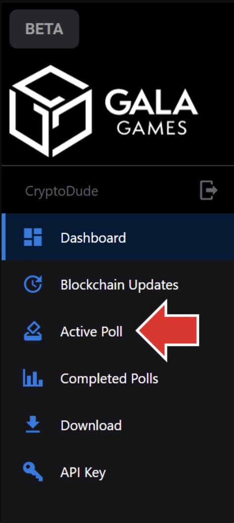 Voting In The Gala Node Dashboard Gala