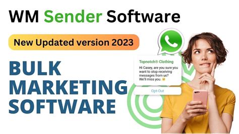 free send bulk messages new wm sender software youtube