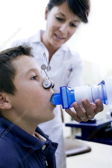 Lung Function Test Stock Image F002 9376 Science Photo Library