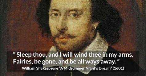 William Shakespeare Sleep Thou And I Will Wind Thee In My”