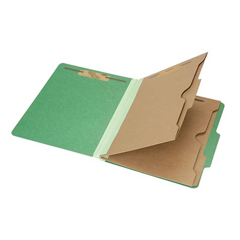 Pocket Classification File Folder Letter Dark Green Abel Supply
