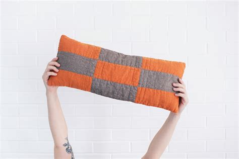 Boho Modern Patchwork Pillow A Beautiful Mess
