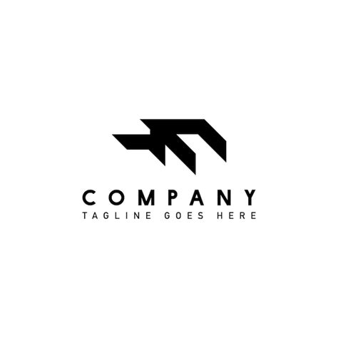 Premium Vector Black Company Abstract Logo Design