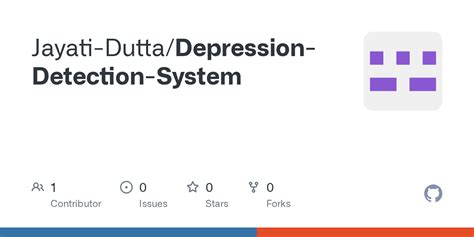 Github Jayati Duttadepression Detection System