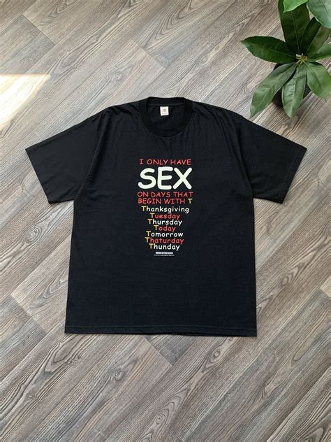 Humor × Streetwear × Vintage Sex Vintage Adult Humor Y2k Tee Like Porn Star Grailed