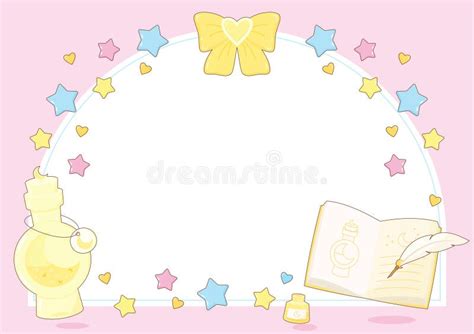 Pink Philter Potion Class Frame 2 Stock Illustration Illustration Of