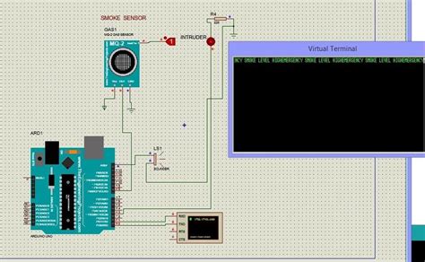 Simulation Of The Mq2 Sensor Unit In Proteus Download Scientific Diagram