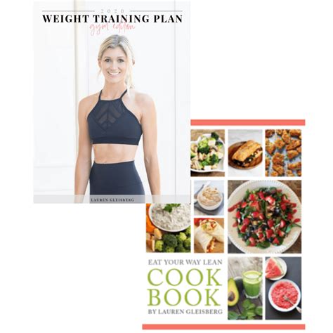 Weight Training Plan 2020 Gym Meal Plan Bundle Lauren Gleisberg