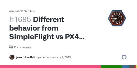 Different Behavior From SimpleFlight Vs PX Control Via API S Issue Microsoft AirSim