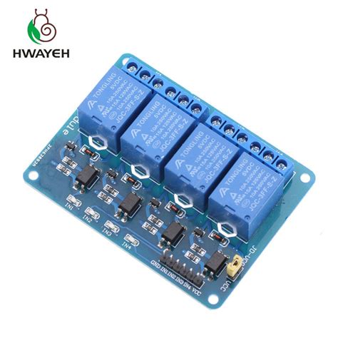 5 V 4 Canaux Module De Relais Bouclier Pour Arduino Arm Pic Avr Dsp