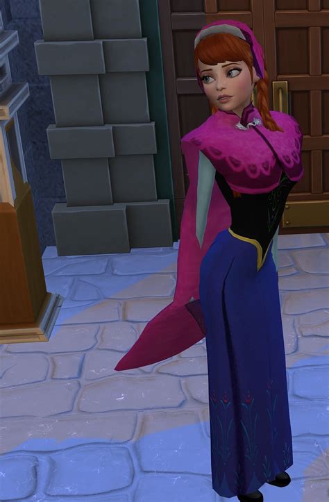 Anna Frozen 1 The Sims 4 Sims LoversLab