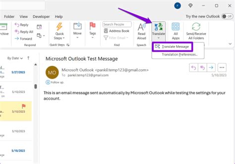 How To Translate Emails In Microsoft Outlook Guiding Tech