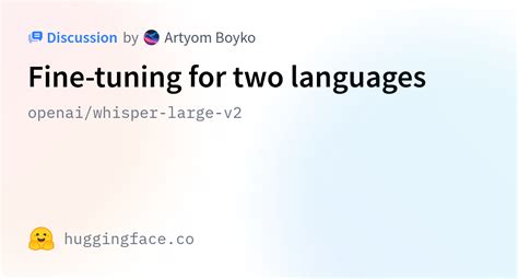 Openaiwhisper Large V2 · Fine Tuning For Two Languages