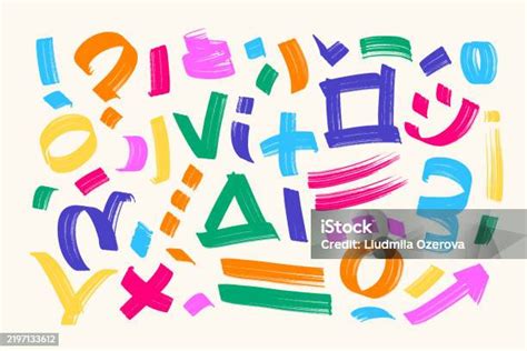 다양한 손으로 그린 모양과 낙서 개체 벡터 예술 요소 세트 벽지 그런지 방식으로 그려진 기호와 기호 그런지 이미지 기법에 대한 스톡 벡터 아트 및 기타 이미지 Istock