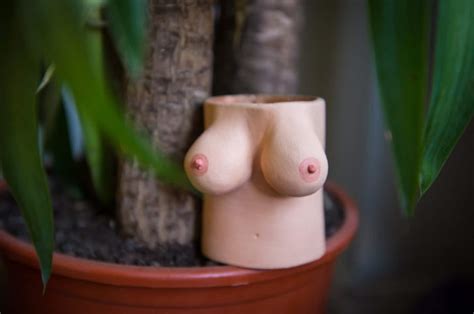 Custom Naked Boob Pot The Original Etsy