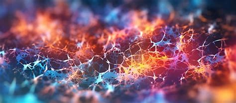 Premium AI Image Abstract Neural Network D Illustration Big Data Concept