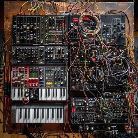Free Modular Synthesizer Setup Image Download At Stockcake