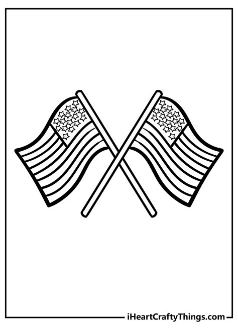 American Flag Coloring Pages 100 Free Printables