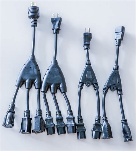 Ul Cul Approval Y Splitter Power Cord With Two Female End Power Cable And Iec Power Cable