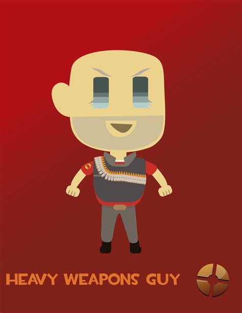 My First Attempt At Chibi Art Heavy R Tf2