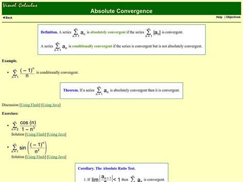 Math Archives Visual Calculus Absolute Convergence Activity For 9th