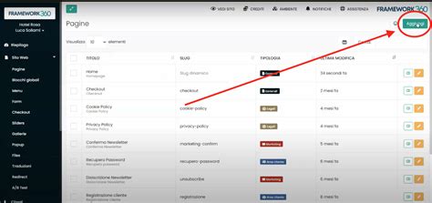 create web page framework360