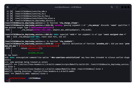 Kali 610 Kali5 Amd Sudo Make Not Working · Issue 24 · Davidbombalkali Linux · Github