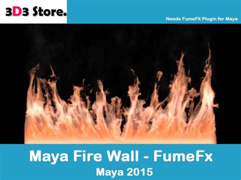 maya fumefx firewall 3d model 75 ma free3d