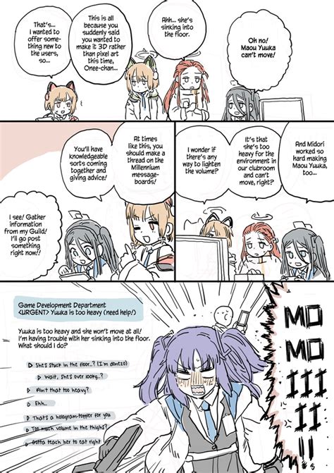 A Weighty Dev Issue Translated Mo Aris Yuzu Midori Momoi Yuuka