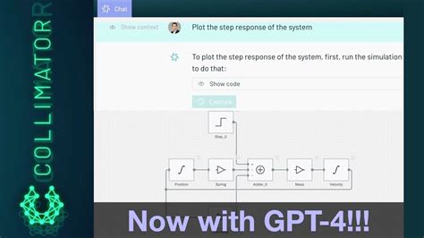 🤯🤯🤯 Integrating GPT-4 into Collimator.ai for Symbolic Modeling and Control** 🔥🔥🔥 - YouTube