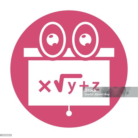 Classroom Board Physics Class Chalkboard Icon Stock Illustration