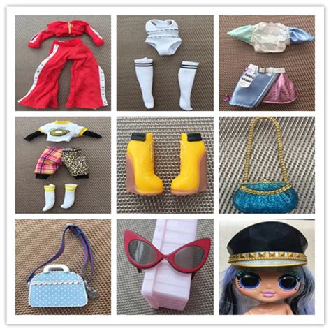 Original New Doll Clothes Glasses Shoes Hats Boots Necklace Earrings