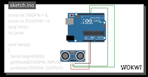 Sensor Jarak Hc Sr04 Wokwi Esp32 Stm32 Arduino Simulator