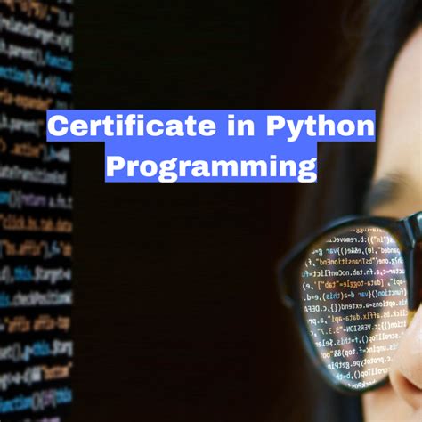 Certificate In Python Programming Ctti