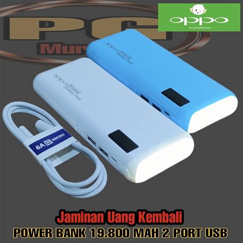 Gratis Cable Data Power Bank Xiomi Mah Port Charger Bisa Semua Handphone Lazada