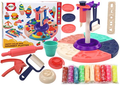 Playdough Set Kitchen Squeezer Chef Accessories Toys Creative Toys
