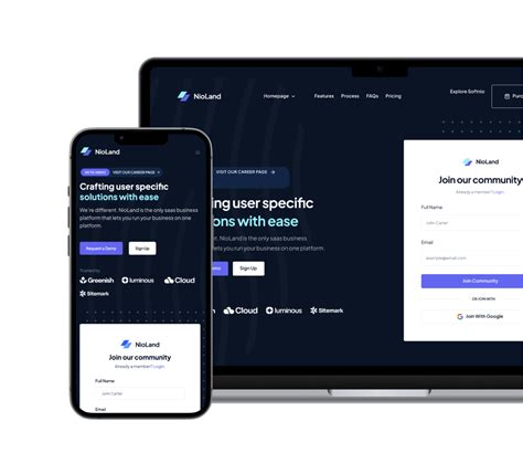 Saas And App Landing Nioland React Landing Template