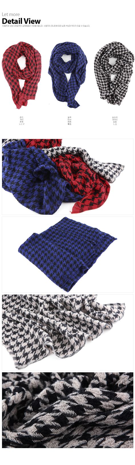 3 Color하운드투스 머플러이번시즌 가장 Hot한 패턴쉬머그쉬마그제비재비니트목도리체크울머플러롱머플러남자머플러스카프패턴머플러